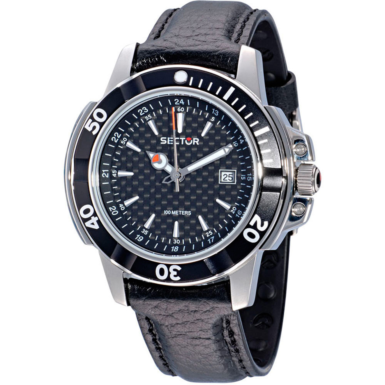 Sold out - Sector 3251240125 Sector Men's 240 Series Carbon Fiber Dial ...