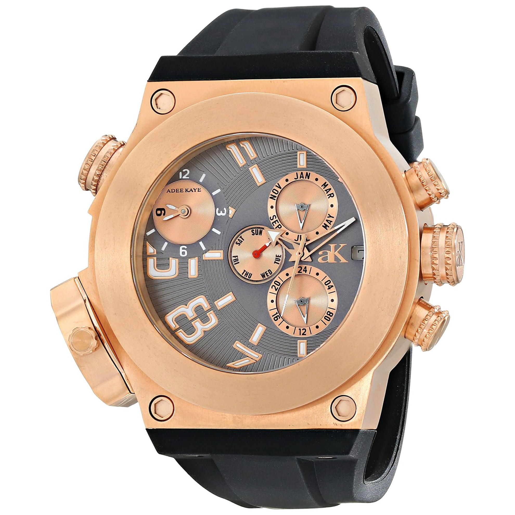 Sold out - Adee Kaye AK6666-MRG Adee Kaye Titanium Dual Time ...