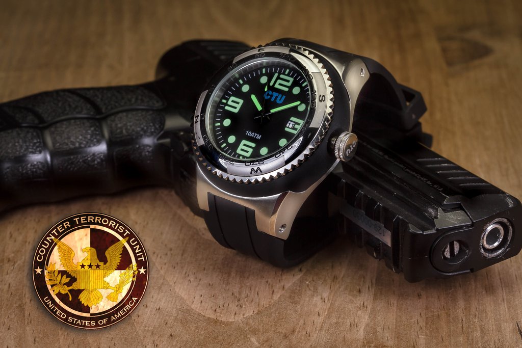 Sold out - 24 CTU Agent CTU102 24 CTU Agent Watch Impact Resistant ...