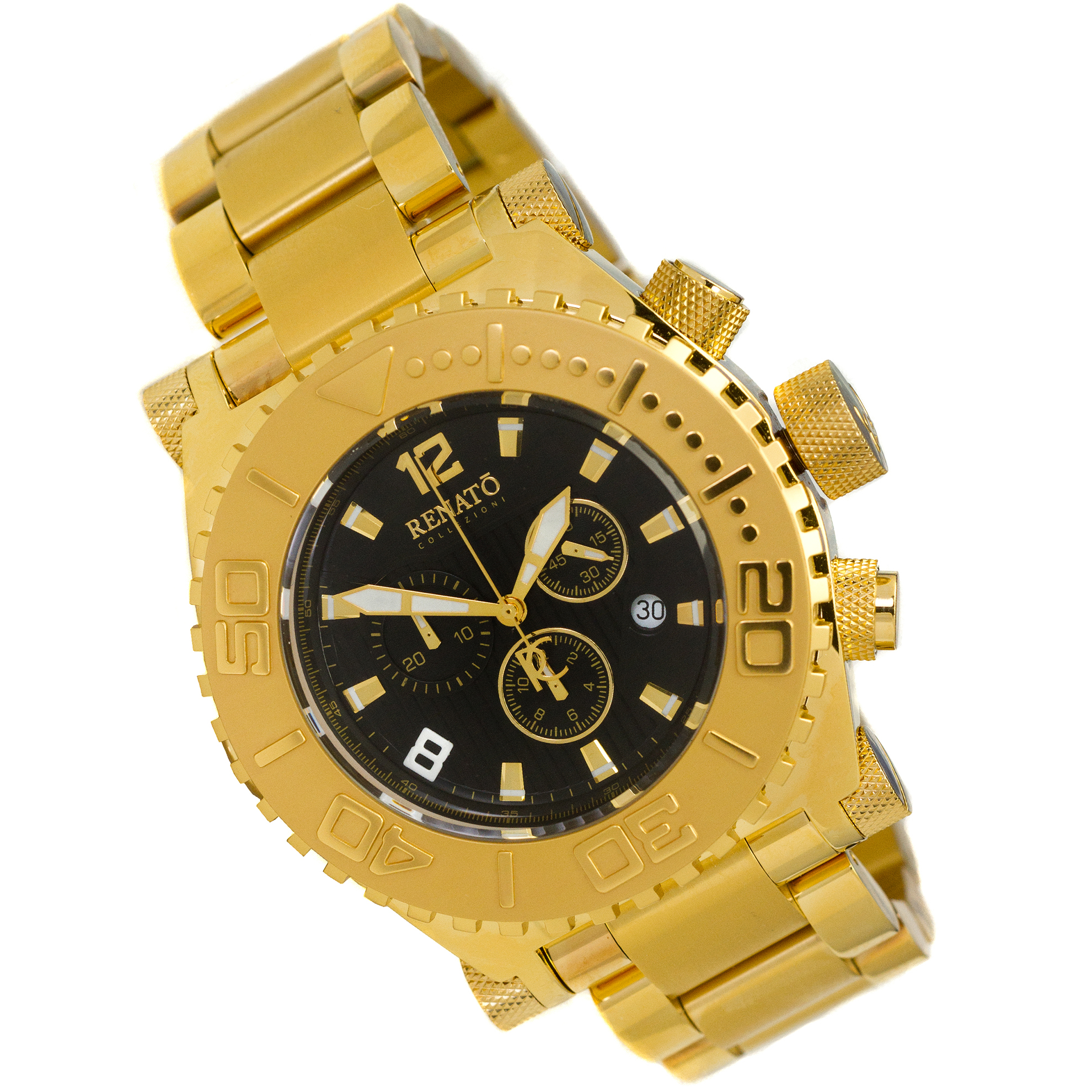 Renato 91094BOB063 Renato 50mm Emporium Swiss Chronograph Diver Watch ...