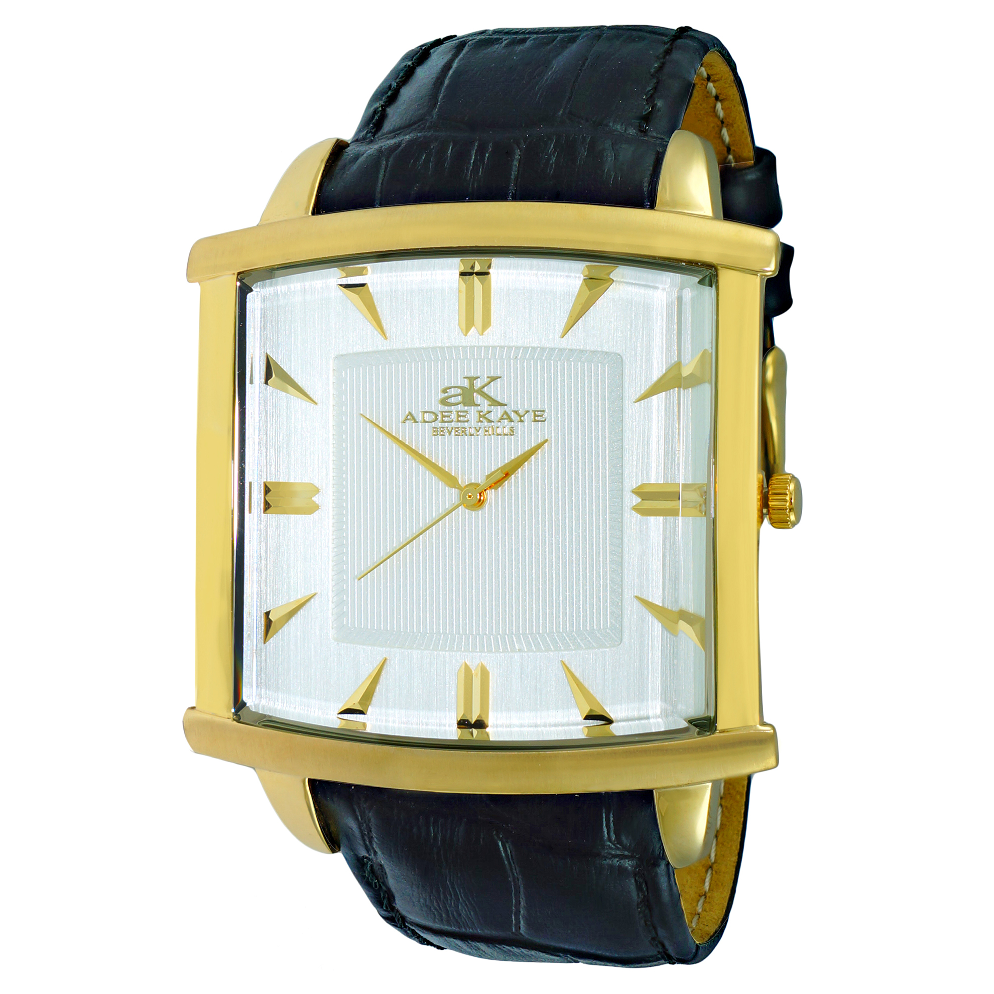 Sold out - Adee Kaye AK2220-MGSV Adee Kaye Beveled SQ Gold Tone Silver ...