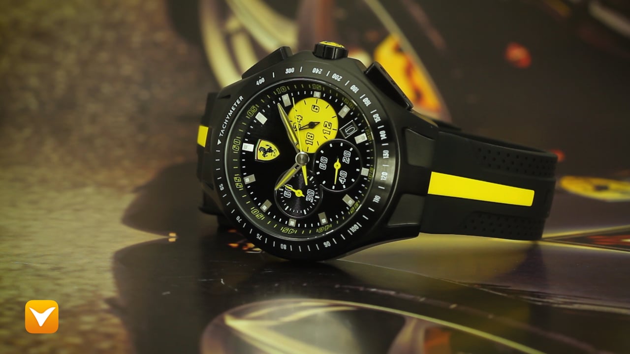 Sold out - Ferrari 830025 Ferrari Race Day Chronograph Black IP Case ...