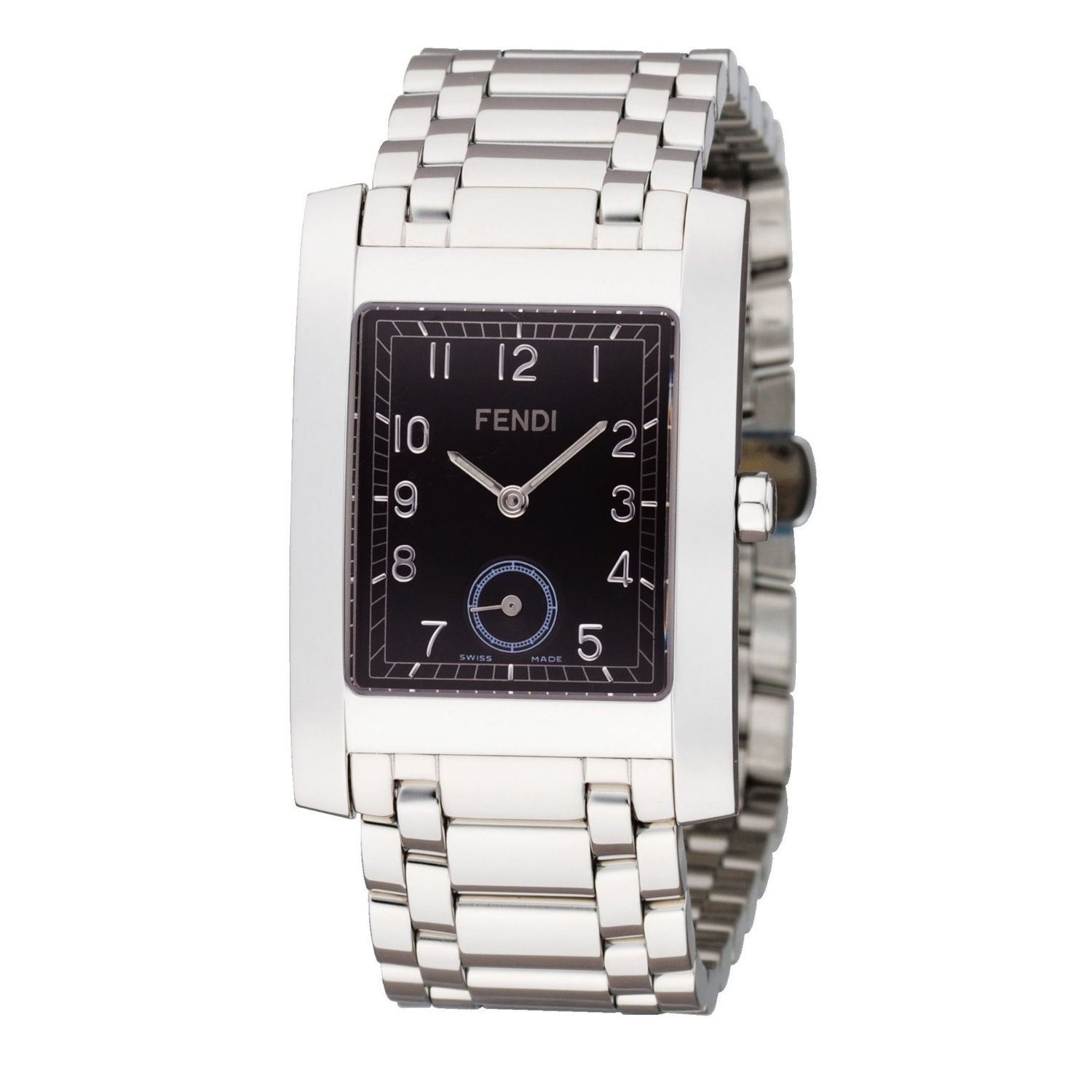 155-F705110 Fendi Swiss Made Classico Tank Black Dial