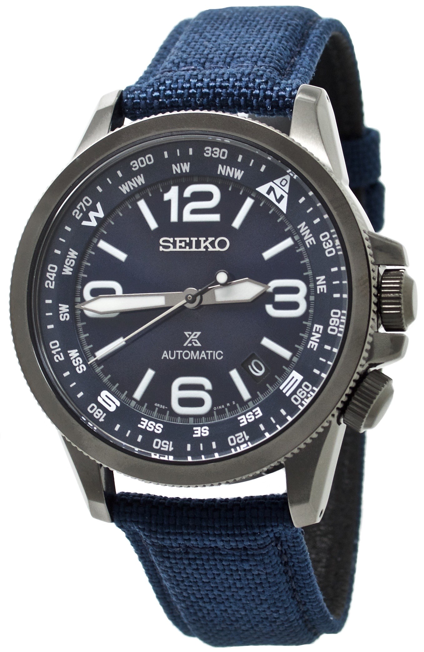 Seiko SRPC31 Seiko Prospex Automatic Navy Blue Compass Dial Nylon Strap